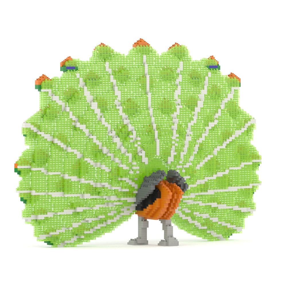 Peacock 01 - JEKCA Building Blocks for Kidults – JEKCA France